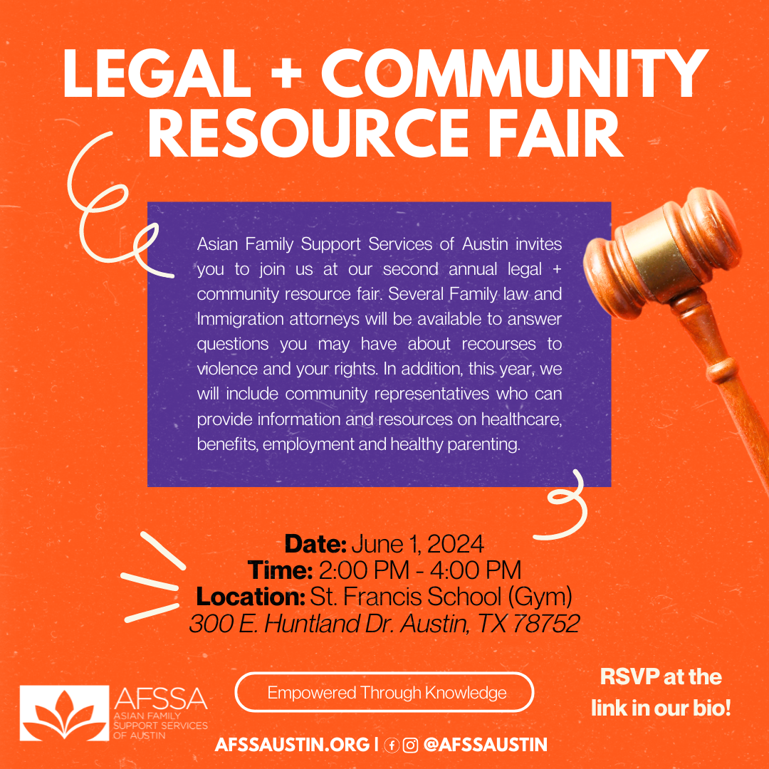 AFSSA's 2nd Annual Legal + Community Resource Fair @ St. Francis School ...